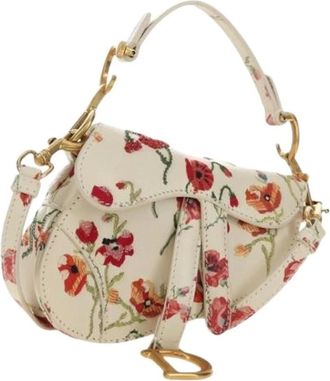 Dior Sac bandouli&egrave;re vintage doccasion - Femme - Pre-owned - Blanc - Taille: ONE Size