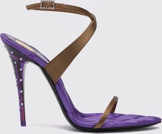 Saint Laurent Sandalen Mit Absatz Damen Farbe Violett