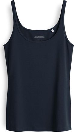 OPUS Damen Top | INA Tr&auml;gertop Slim aus stretchigem BCI Cotton Mix Coal Blue, 44