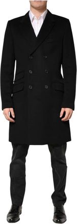 Dolce & Gabbana Homme, Manteaux, Noir, Taille: L Manteaux