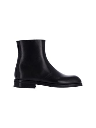 Christophe Lemaire Leder Rei&szlig;verschluss Stiefeletten