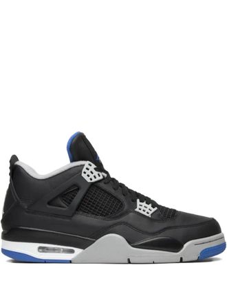 Nike Jordan baskets mi-montantes Air Jordan 4 Retro motorsport - Blanc