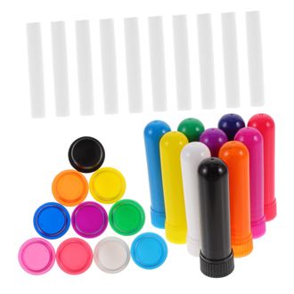 Frcolor 10st&uuml;cke F&uuml;r &Auml;therische &Ouml;le Mit Duft-inhalationsst&auml;bchen Aromatherapie-inhalationsr&ouml;hrchen Aus Strapazierf&auml;higem Kunststoff Naseninhalator Mit Hohlen 