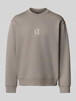 A|X Armani Exchange Sweatshirt mit Label-Stitching