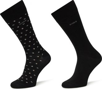 HUGO BOSS Lange Socken BOSS 50524282 Schwarz