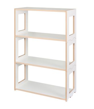 Tojo Möbel Hochstapler Blick 3er-Set weiß | modulares Regalsystem Verschiedene Module für Wandregal/Bücherregal/CD Regal | MDF Regal (weiß, 1 x Grundmodul Blick,