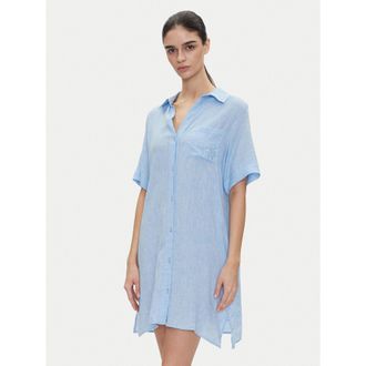 DKNY Nachthemd YI30054 Himmelblau Relaxed Fit