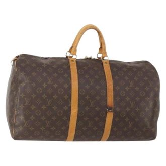 Louis Vuitton Keepall 55 Boston Bag Pre-owned - Femme - Pre-owned - Brun - Taille: ONE Size