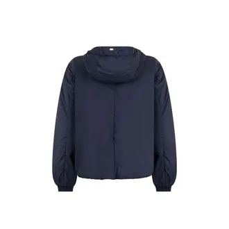 Herno Womens Blue Polyamide Full-Length Jacket Clothing