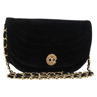 Chanel Sac bandouli&egrave;re en m&eacute;tal vintage Pre-owned - Femme - Pre-owned - Noir - Taille: ONE Size