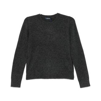Max Mara Rundhals-Pullover - - Knitwear - Damen - Grau - L