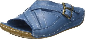 Andrea Conti Damen 771516 Sandale, Blau, 39 EU