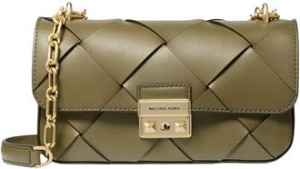 Michael Kors SM Conv Chain Shldr, Hand Bag Women, Safari Green, Taille Unique