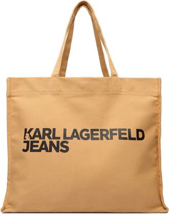 Karl Lagerfeld Handtasche Karl Lagerfeld Jeans A1W50002 Beige