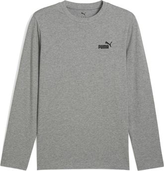 Puma Herren Essentials No. 1 Logo Langarmshirt 4XL, Medium Gray Heather