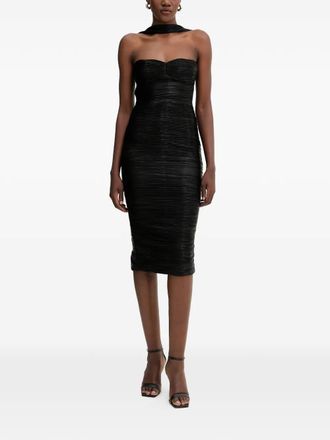 Retrof&ecirc;te Maelis midi dress - Schwarz