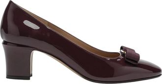 Ferragamo Femme, Chaussures, Brun, Taille: 35 EU Mid Ornament Pump