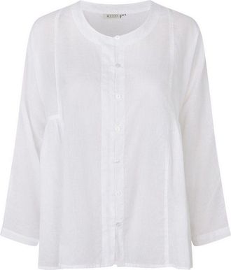 Masai 3/4-Arm-Shirt MaIanelle Fallen an den Seiten, weiche gestrickte Baumwolle
