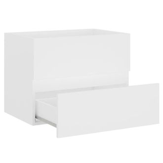 Generic Wandmontierter Waschbeckenschrank mit 2 Schubladen, Moderne Badezimmer-Waschtischschr&auml;nke, Wasserdichter Aufbewahrungsschrank Unter Dem (60 x 38,5 x 4