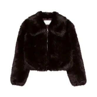 Frankie Shop Damen, Jacken, Braun, SGr&ouml;&szlig;e