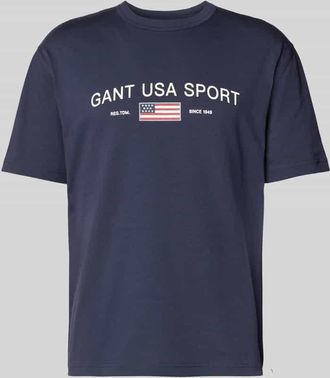 GANT T-Shirt mit Label-Print