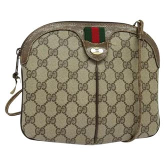 Gucci Pre-owned Cuir sacs-gucci - Femme - Pre-owned - Beige - Taille: ONE Size