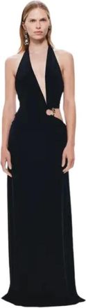 Misha Collection Femme, Robes, Noir, Taille: 38 FR Devon Cupro Dress
