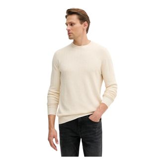 Guess Rundhals-Strickpullover - - Knitwear - Herren - Beige - XS