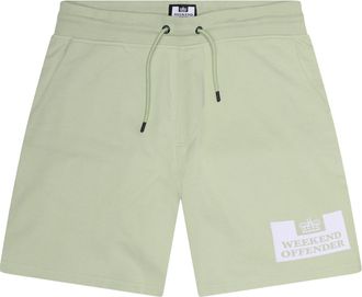 Weekend Offender Parma Sweat-Shorts f&uuml;r Herren (Minzgr&uuml;n/Wei&szlig;)