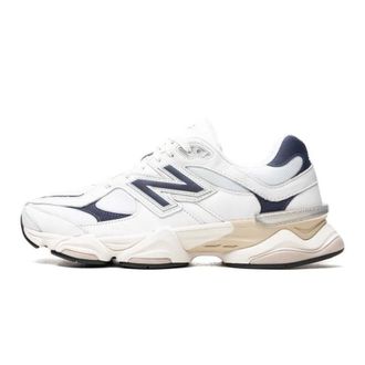 New Balance 9060 Blanc Marine Chaussure Lifestyle - unisex - Chaussures - Blanc - Taille: 45 EU