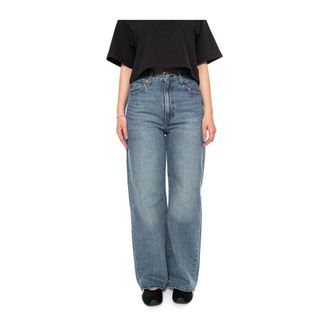 Levi's Ribcage Wide Leg - - Jeans - Damen - Blau - W27 L34