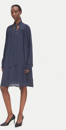 HUGO BOSS Kleid f&uuml;r den Alltag C_Drystina 50571391 Dunkelblau Relaxed Fit