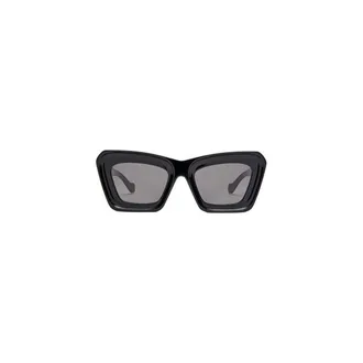 Loewe Lunettes de soleil transparentes Beveled Cateye