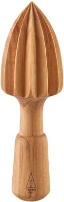 Alessi UT108 Zitronenpresse aus Kischbaumholz, Holz, braun, 7 x 15.5 x 54 cm
