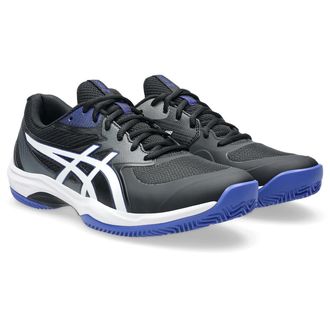 Asics Herren Game Ff Clay Sneaker, Schwarz Weiß, 41.5 EU