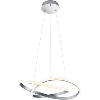Reality Reality Leuchten - Suspension Moderne Course Nickel Led Dimmable 27W &Oslash;60 cm Trio Lighting