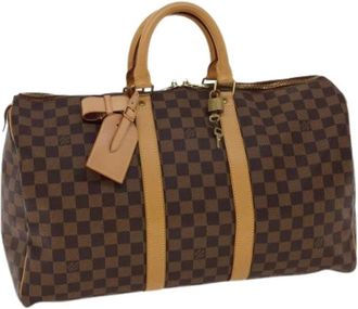 Louis Vuitton Sac &agrave; main en toile Pre-owned - Femme - Pre-owned - Brun - Taille: ONE Size