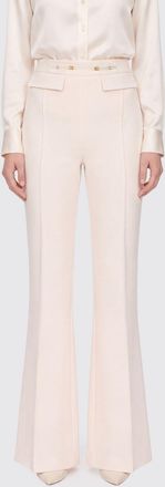 Elisabetta Franchi Hoch taillierte Skinny-Hose aus Stretch-Cr&ecirc;pe
