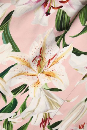 Dolce & Gabbana Floral-Print Viscose Tank Top - Pink