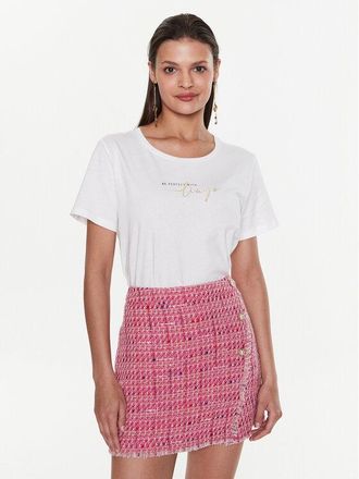 Liu Jo T-Shirt TA3185 JS923 Wei&szlig; Regular Fit