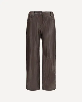 Magda Butrym Straight-leg leather Pants Female 38