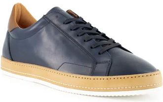Rosso E Nero Herren Sneaker blau Glattleder