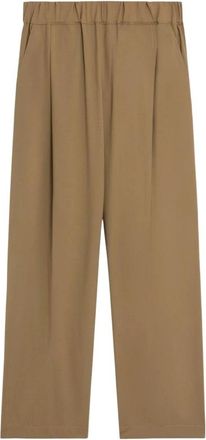 A Paper Kid Homme, Pantalons, Brun, Taille: 2XL Pantalon D&eacute;contract&eacute; &agrave; Taille &Eacute;lastique