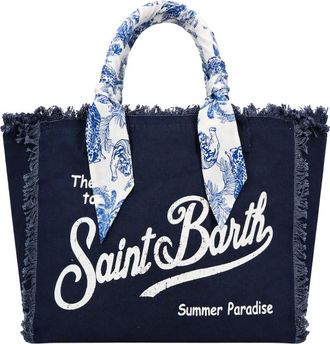 MC2 Saint Barth Femme, Sacs, Bleu, Taille: ONE Size Vanity Tote Bag