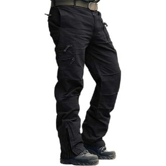 Generic Pantalon tactique pour homme - Pantalon cargo pour lext&eacute;rieur - Pantalon de travail ind&eacute;chirable - Pantalon dentra&icirc;nement en plein air avec plusieurs 