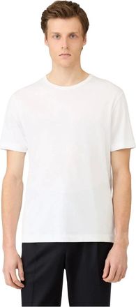 Sunspel Homme, Tops, Blanc, Taille: M T-Shirt Heritage Coupe Classique