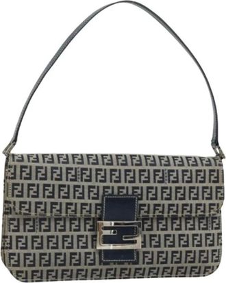 Fendi Sac bandouli&egrave;re vintage Zucchino Pre-owned - Femme - Pre-owned - Bleu - Taille: ONE Size