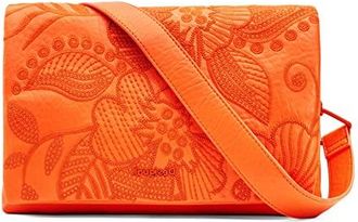Desigual Alpha Dortmund Flap 7002 Sac pour femme Orange, Orange, Taille unique