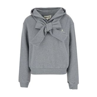 Shushu/Tong Tie Front Bow Hoodie - - Sweatshirts & Hoodies - Damen - Grau - XS