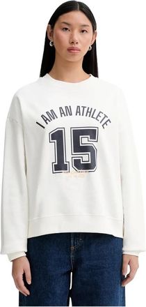 Marc O'Polo Damen, Sweatshirts & Hoodies, Wei&szlig;, MGr&ouml;&szlig;e